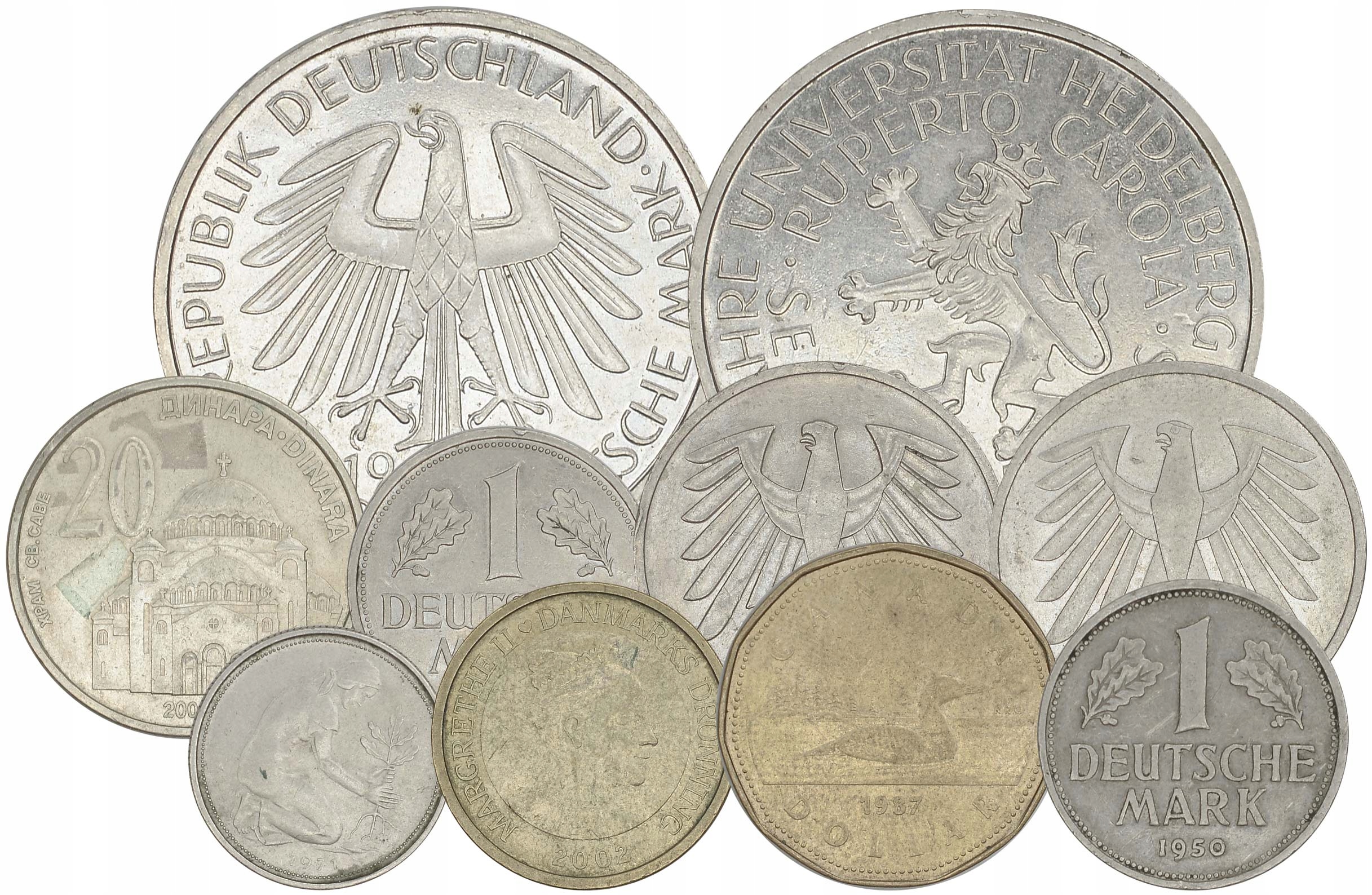 1.gp.ZEST., SERBIA, CANADA, ..., MONETY SZT.9 • Cena, Opinie • Niemcy 17700450796 • Allegro