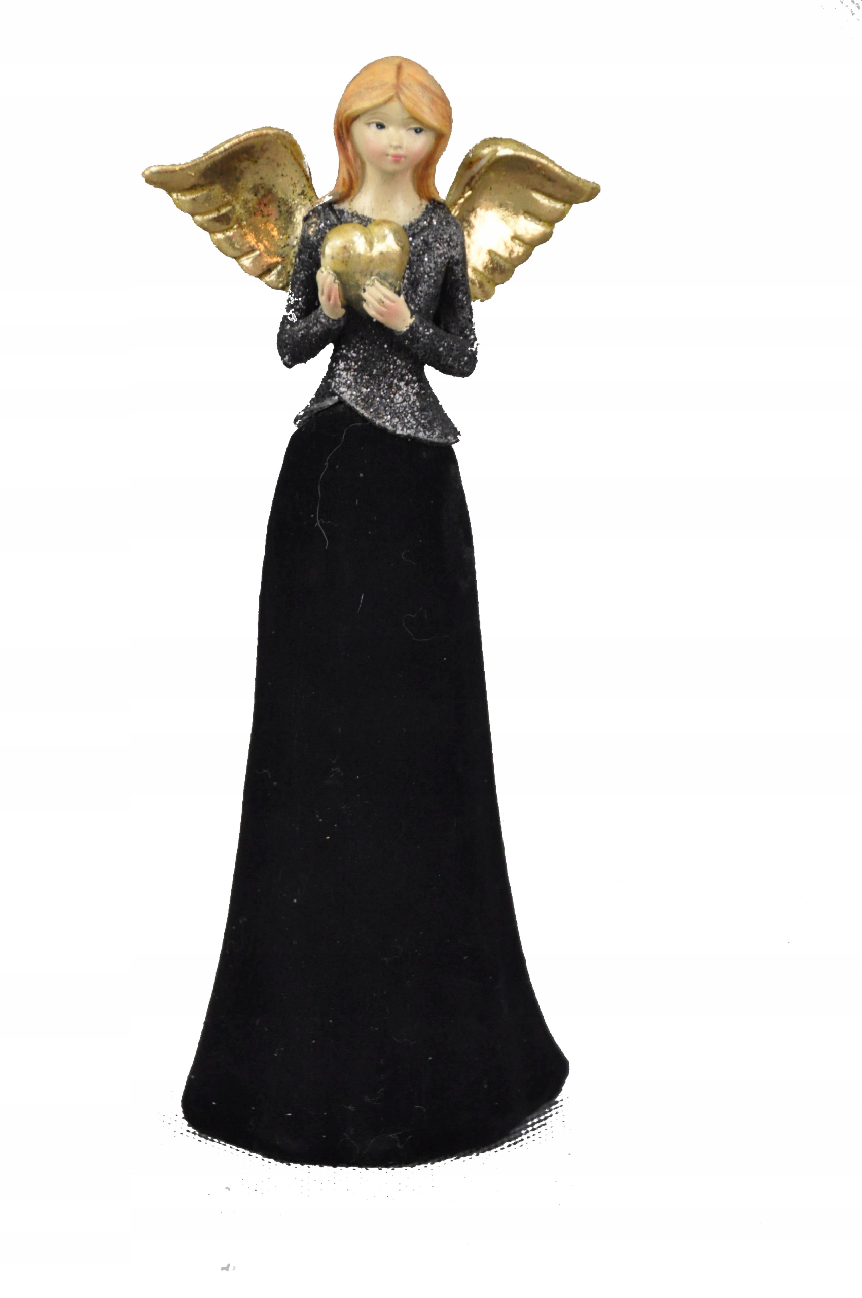 ANIOŁ CZARY WELUR MNIEJSZY FIGURKA OZDOBA • Cena, Opinie • Figurki i ...