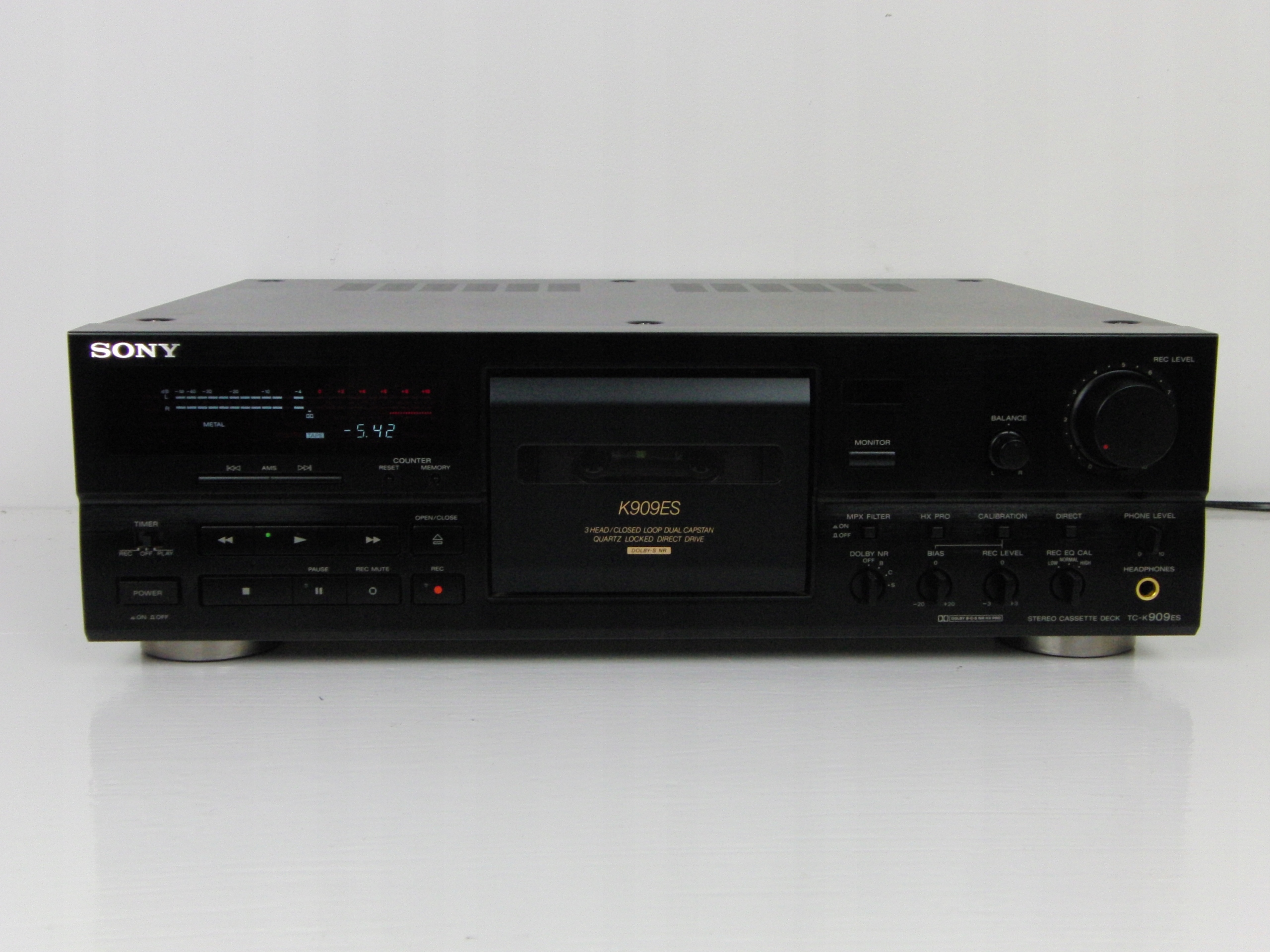 Magnetofon Sony TC-K909ES Gwarancja po serwisie ładny wizualnie • Cena, Opinie - Allegro