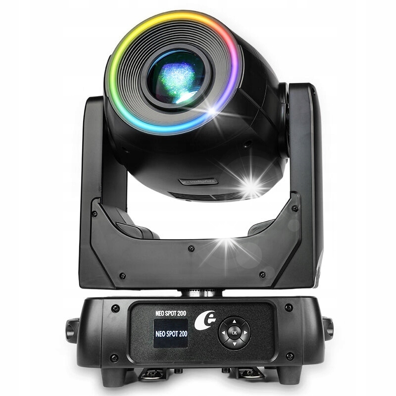 MOZGATHATÓ FEJ LED SZÍNPADI VILÁGÍTÁS GOBO FOCUS EVOLIGHTS NEO SPOT 200W za 550890.00HUF-ért ...