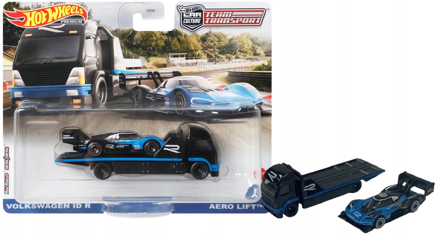 HOT WHEELS PREMIUM TEAM TRANSPORTER S AUTEM VOLKSWAGEN ID R, AERO za ...