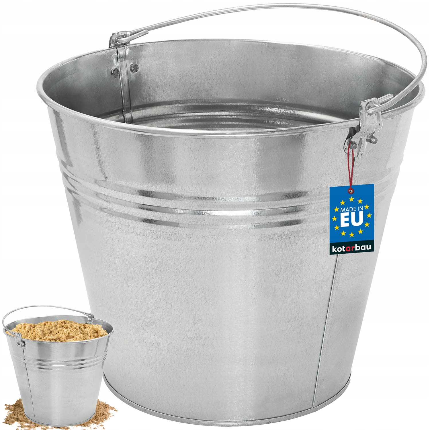 Wiadro ocynkowane Kotarbau z uchwytem 15 l (0757290463755) • Cena ...