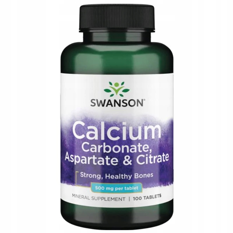 SWANSON CALCIUM WĘGLAN ASPARAGINIAN CYTRYNIAN (087614018621) • Cena ...