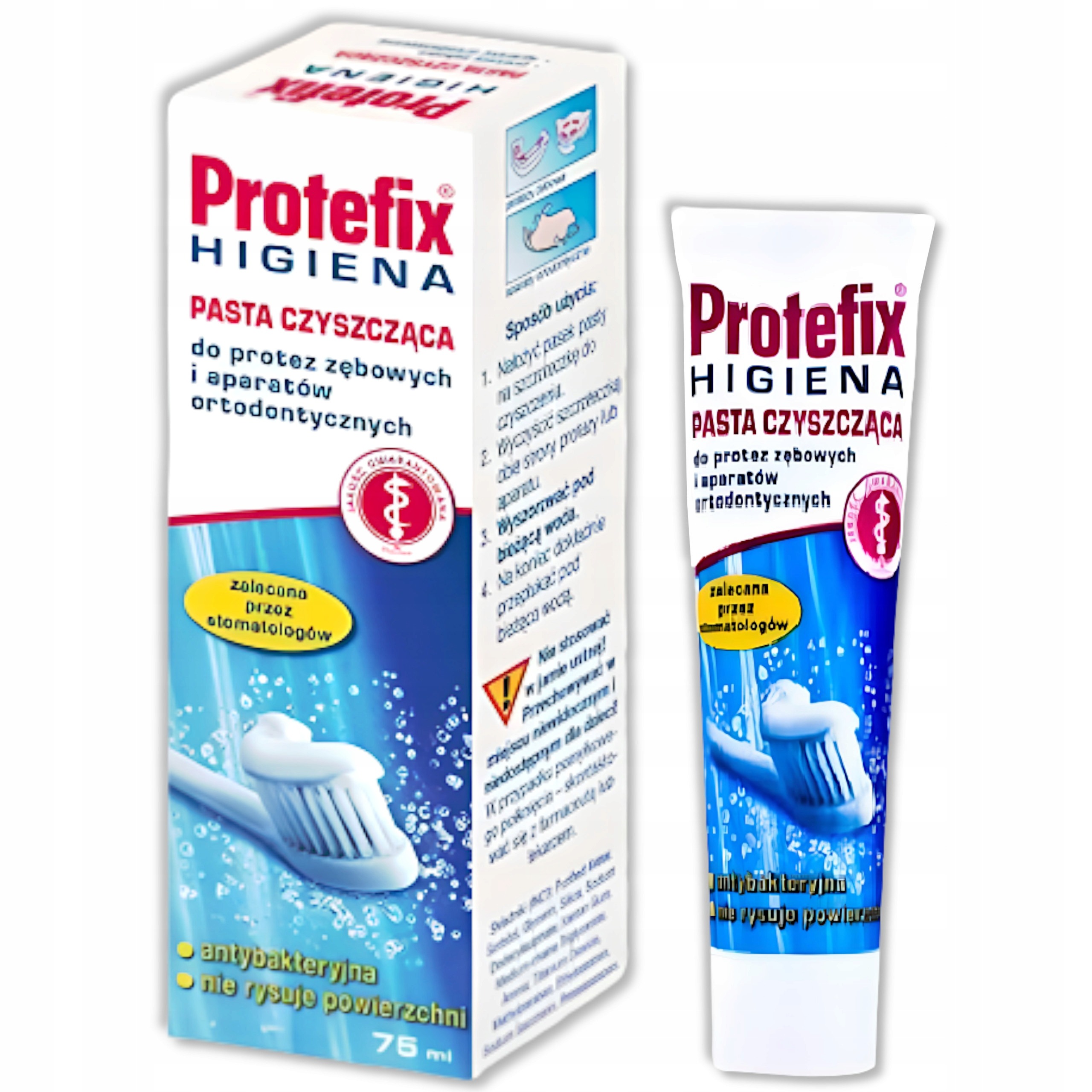 Protefix Higiena pasta czyszcząca do protez 75 ml (4009932572353 ...