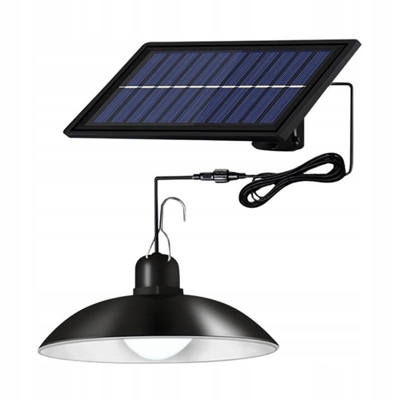 SUPERFIRE ZESTAW LAMPA SOLARNA LED Z PANELEM SŁONECZNYM CZUJNIK ...