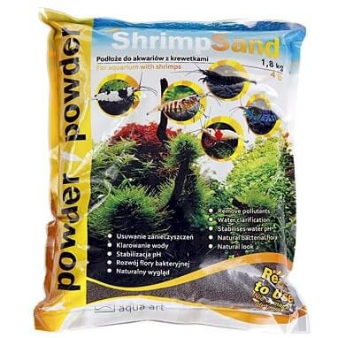 AQUA ART SHRIMP SAND POWDER 1.8KG PODŁOŻE CZARNE (5907176303933) • Cena ...