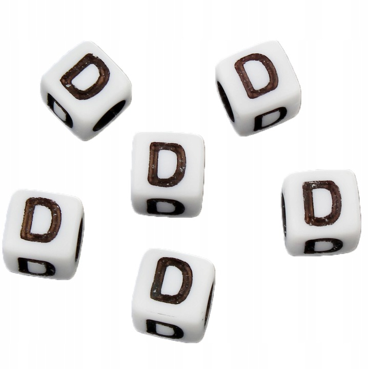 Litera D modułowe ALFABET LITERY LITERKI 100szt 13850868079 - Allegro.pl