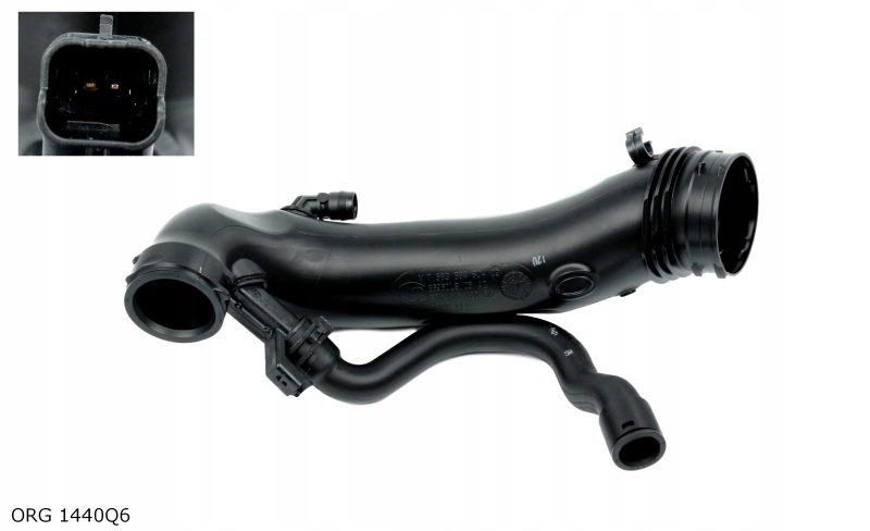 9811909980 - Citroen C4 DS4 1.6 16V THP Турбо воздуховод купити на ...