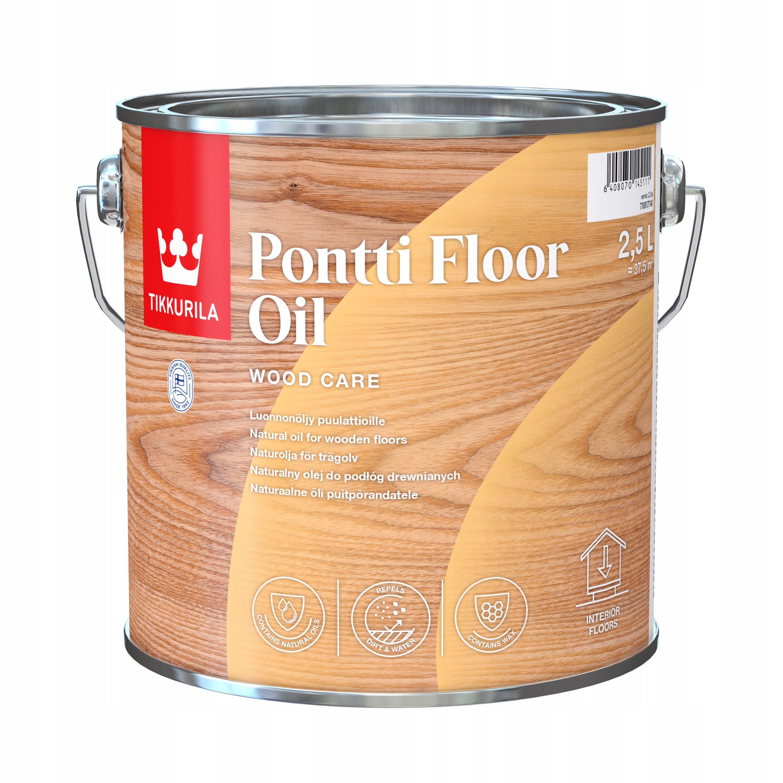 TIKKURILA PONTTI FLOOR OIL OLEJ DO PODŁÓG DREWNIANYCH BEZBARWNY 2,5L ... TIKKURILA PONTTI FLOOR OIL OLEJ DO PODŁÓG DREWNIANYCH BEZBARWNY 2,5L ...
