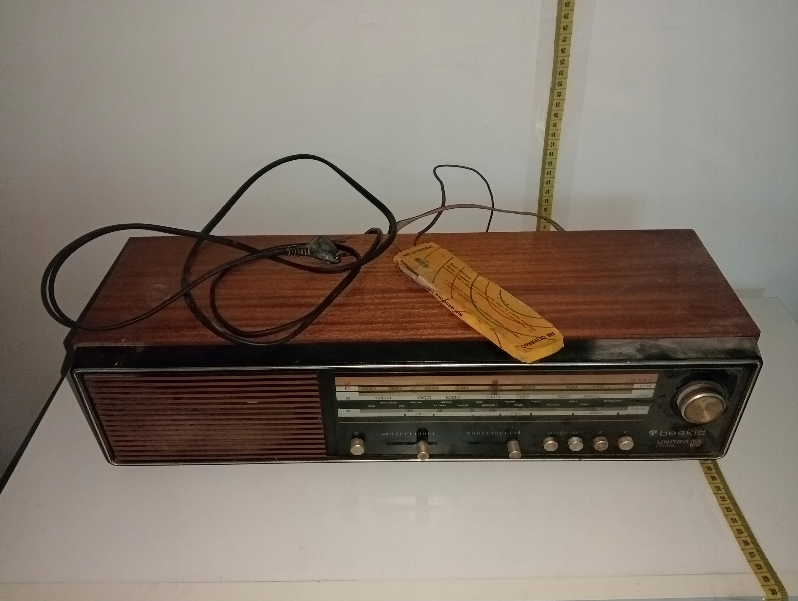 Radio BESKID Unitra Diora z anteną sprawne PRL 15551741233 - Allegro.pl