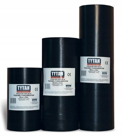 Vízszigetelő Fólia Alapokhoz Tytan Professional 30cm x 50m, 0,3mm vastag, (5907516987076) • Ár ...