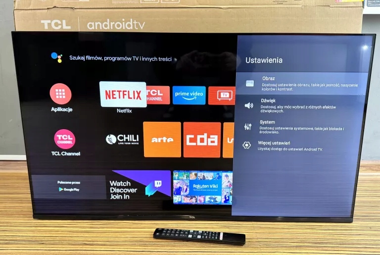 TELEWIZOR TCL 40S5400A 40" LED ANDROID TV KOMPLET GW! - Sklep, Opinie, Cena w Allegro
