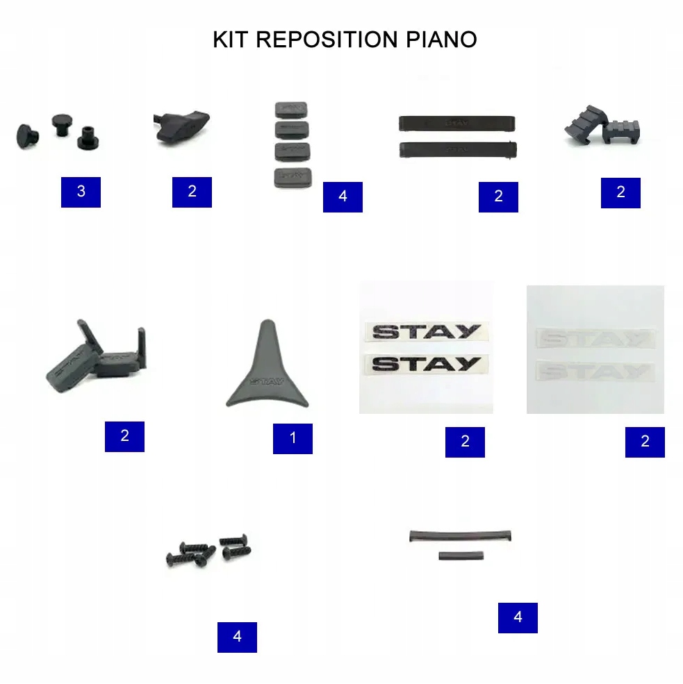 STAY Set Kit PIANO- Zestaw części zamiennych 14299244185 - Sklepy ...