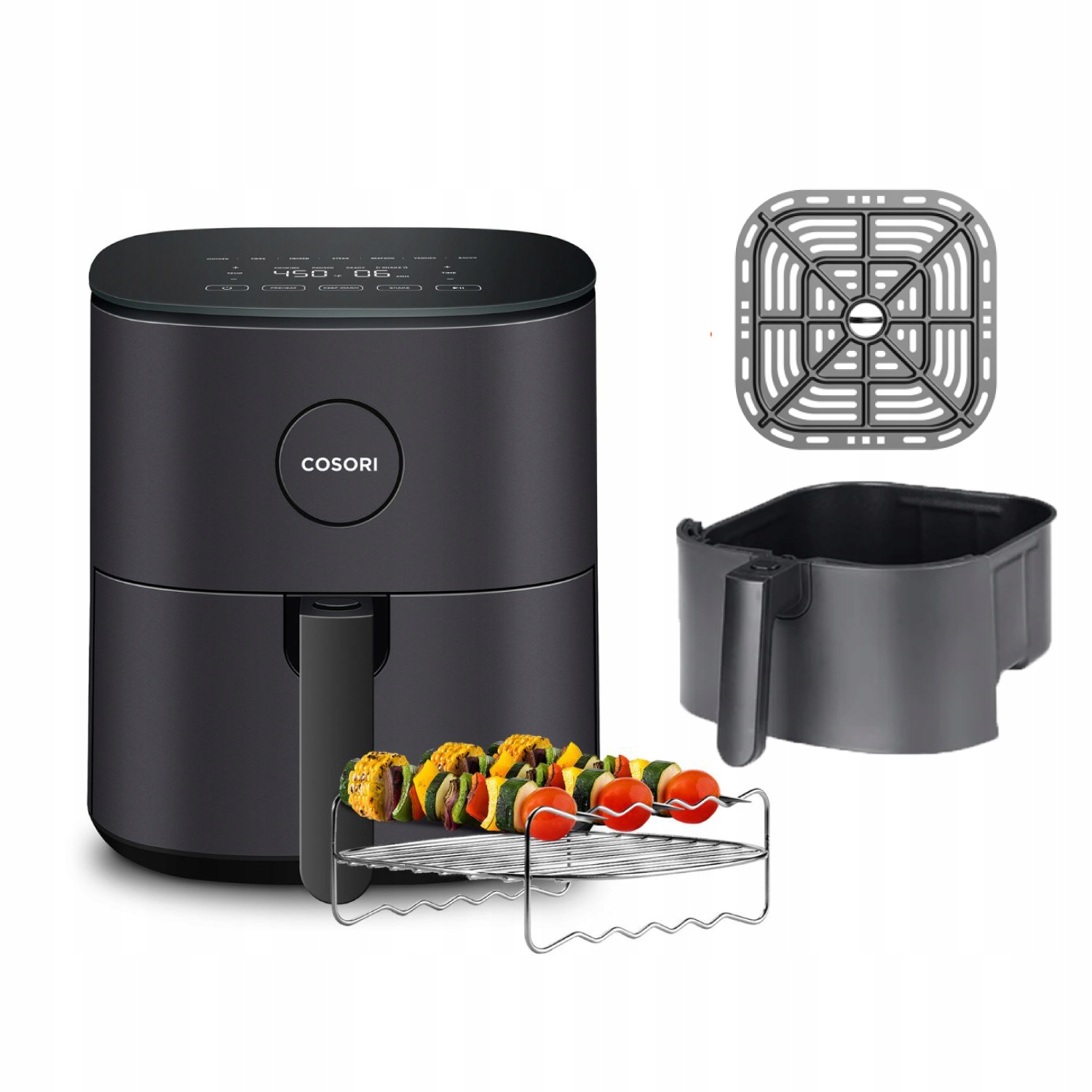 Frytkownica beztłuszczowa Cosori Grafit L501-KEUE 1500 W 4,7L Air Fryer ...