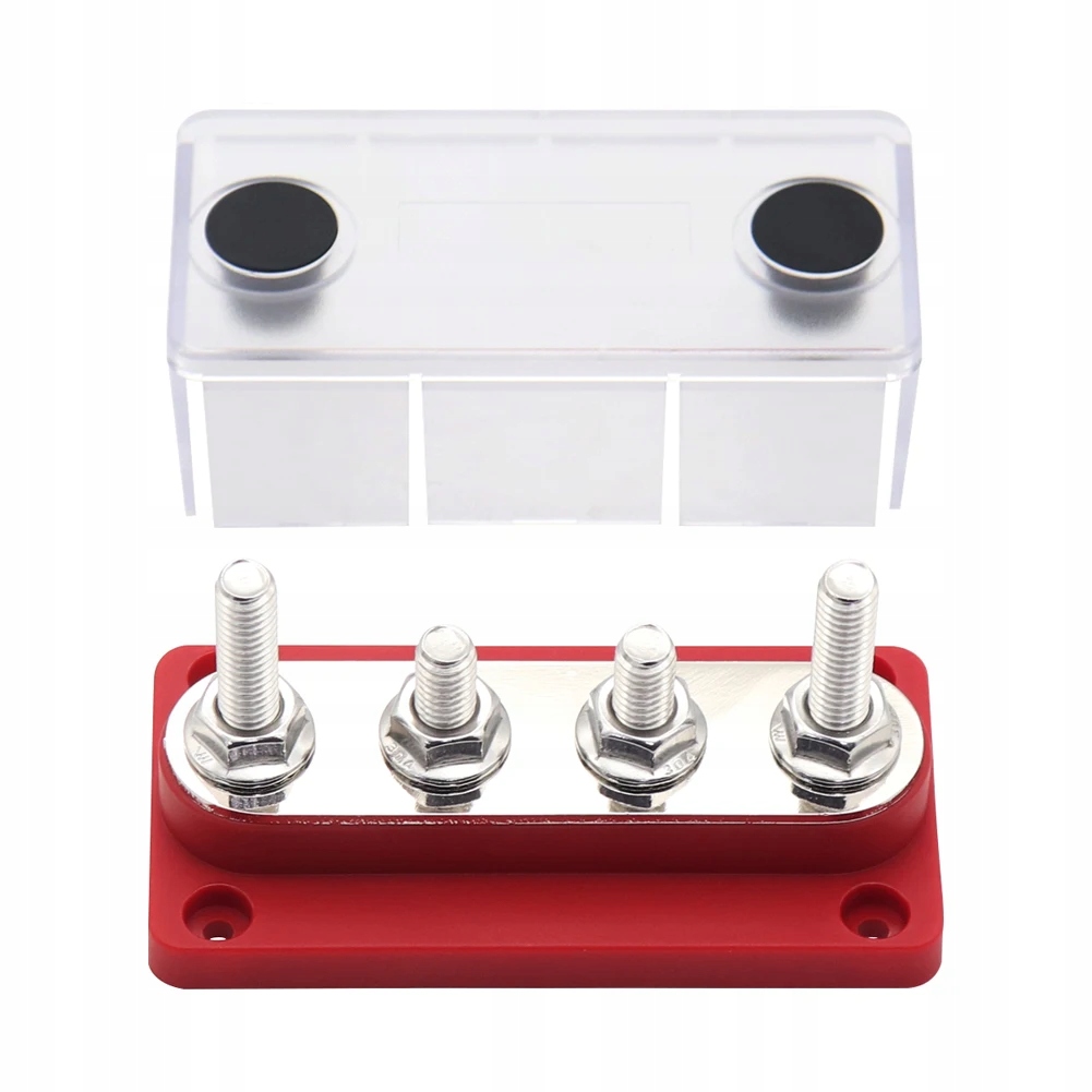 300A Busbar Cable Organizer Box 4 Way Terminal Bus Bar for Ships Yac ...