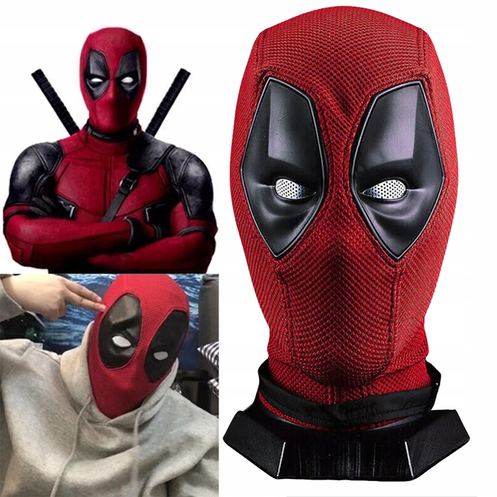 Maska Deadpool Cosplay Halloween Strój Superbohatera Kostium Produkt ...