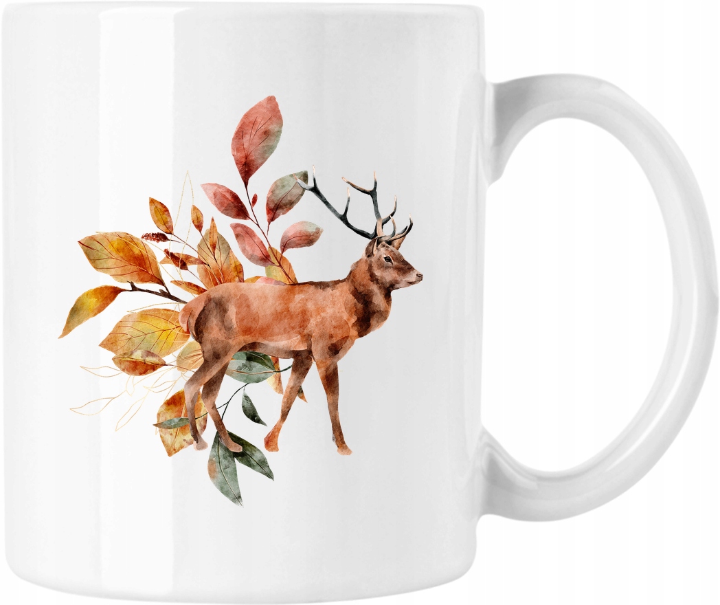 Szarvas Bögre Őszi Művészet Fehér 330ml, • Ár, Vélemények - Allegro