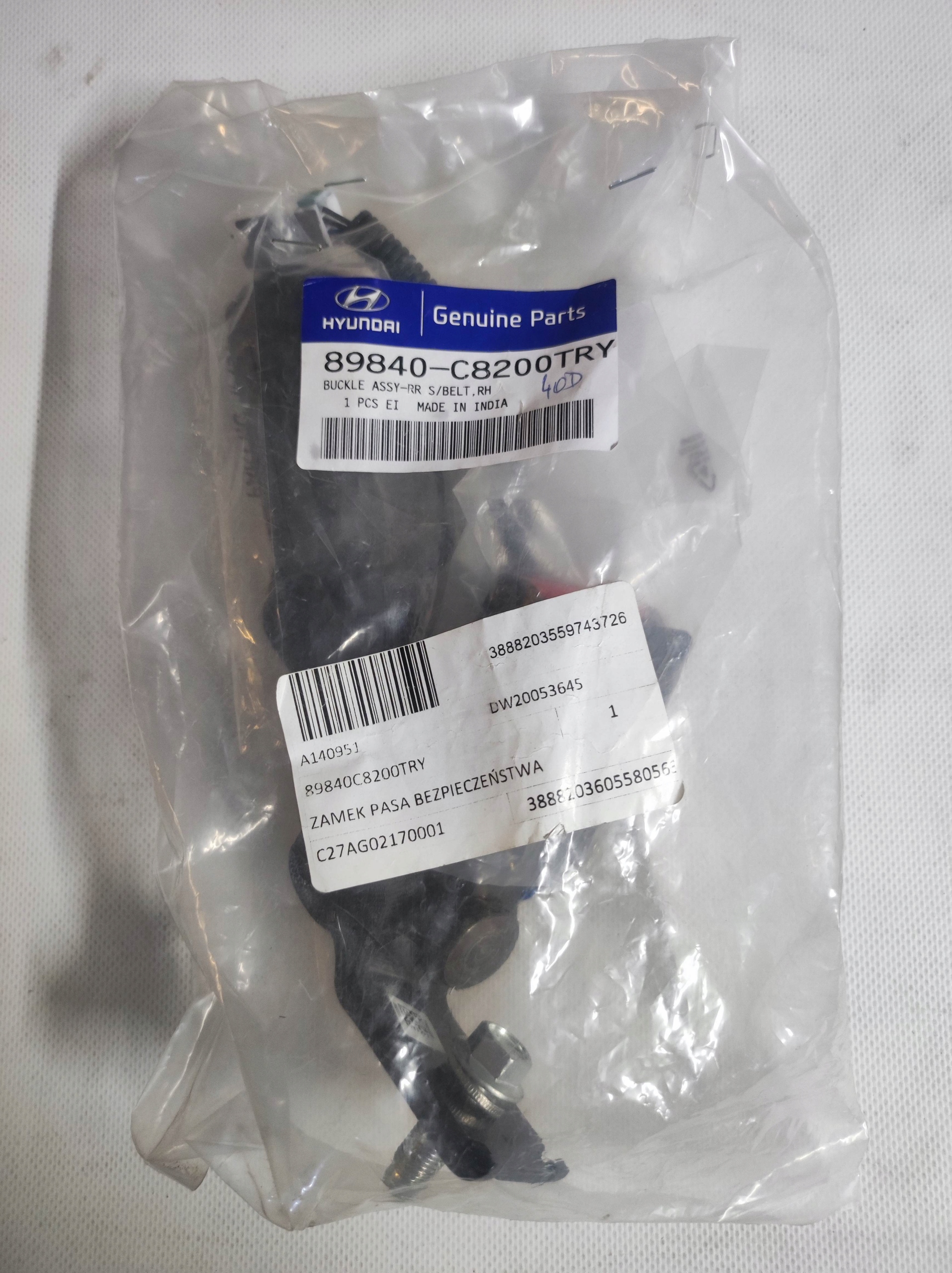 89840-C8200TRY ZAMEK PASA BEZPIECZEŃSTWA PRAWA STR • Cena, Opinie - Allegro