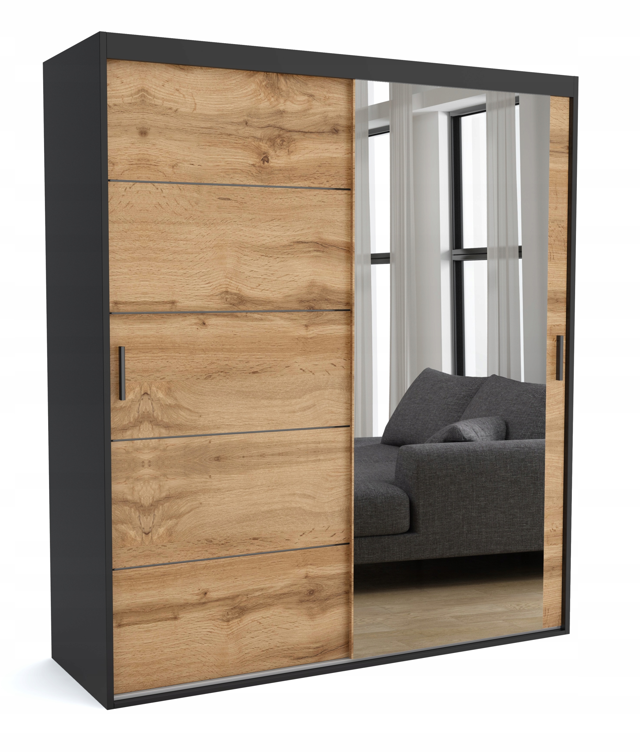 Szafa przesuwna na wymiar MAT 3 szerokość 190 cm • Cena, Opinie • Szafy ...