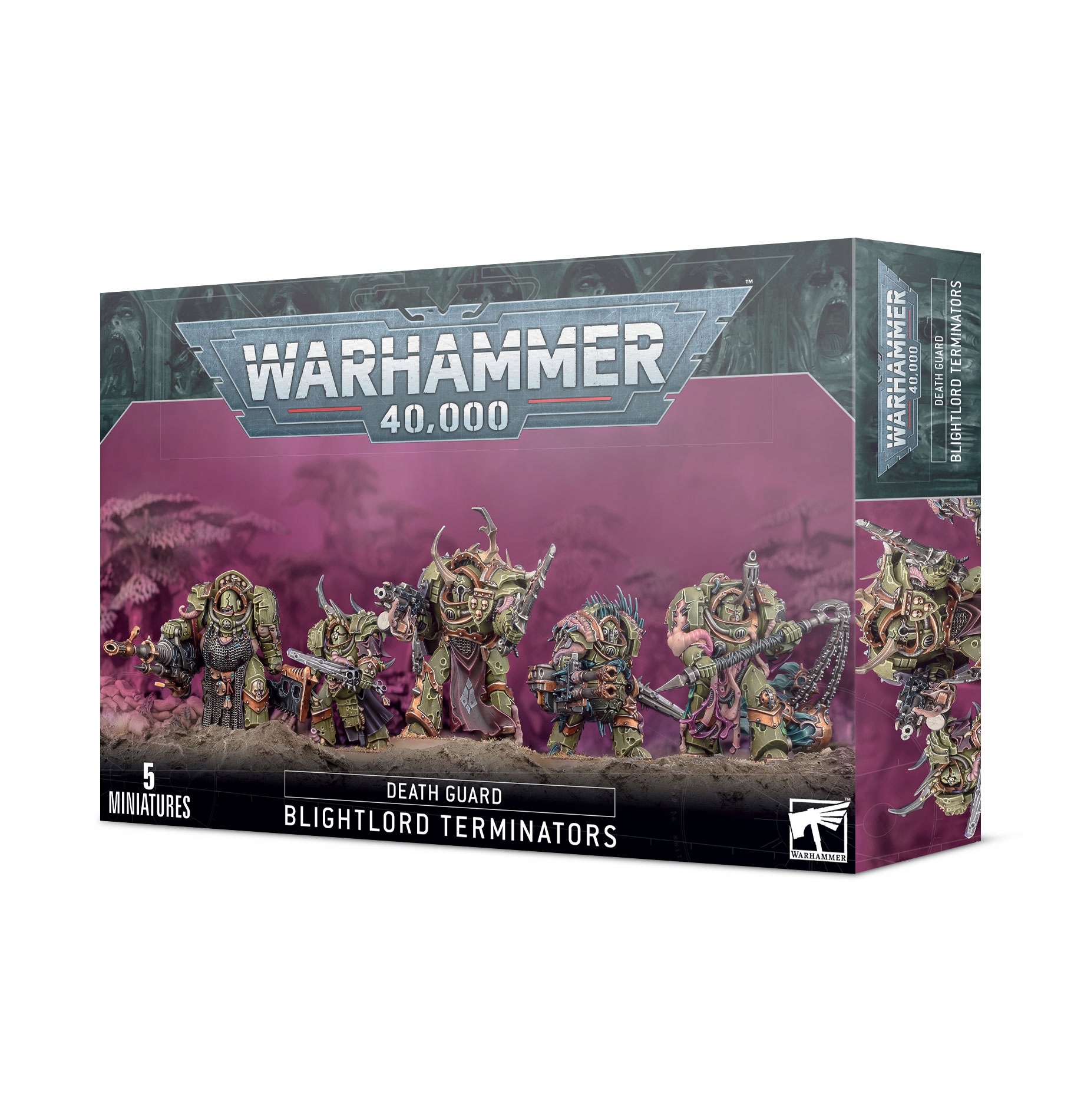 Warhammer 40000 DEATH GUARD Blightlord Terminators Modele do sklejania ...