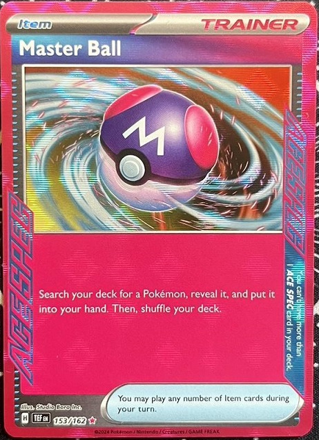 Pokemon TCG Master Ball kártya (153/162) Item Ace Spec, • Ár, Vélemények - Allegro