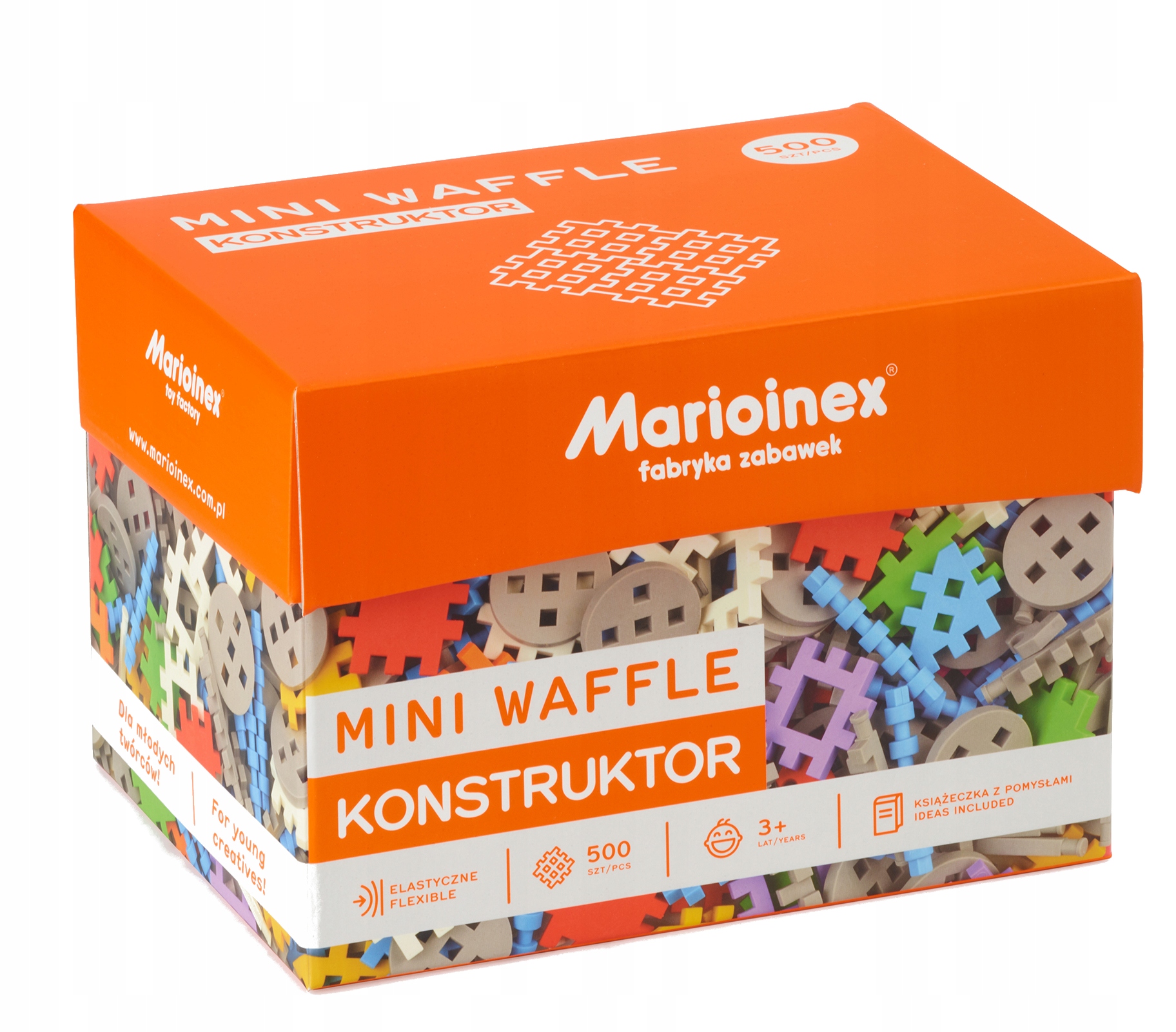 Klocki Marioinex Mini Waffle 500 sztuk (5903033902288) • Cena, Opinie ...