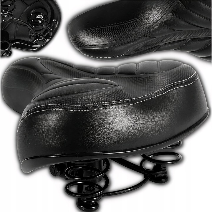 Siodełko FLIX Siodełko rowerowe żelowe na sprężynach! 210 mm ...