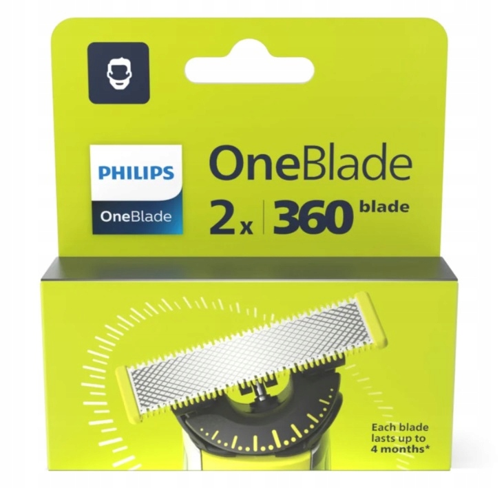 Philips OneBlade QP420/50 360 - 2 ostrza wymienne (8710103997146 ...