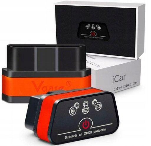 ELM327 iCar2 Vgate OBD2 Interfejs Bluetooth POLSKI iCar2 BT3.0 za 50 zł z Shanghai City ...