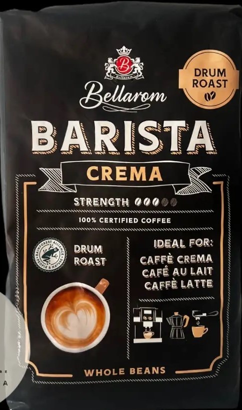Kawa ziarnista mieszana BELLAROM BARISTA CREMA 1000 g (4056489817765) • Cena, Opinie • Kawa ...