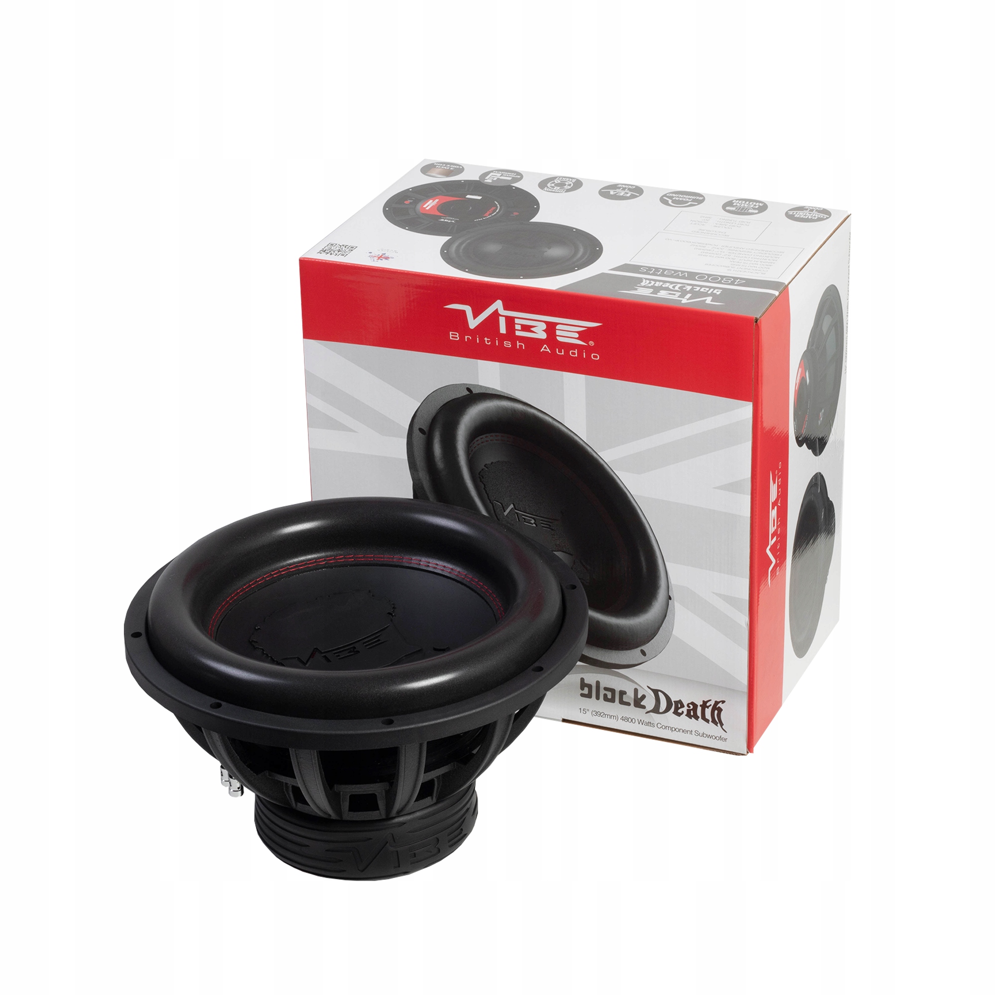 Subwoofer VIBE BLACKDEATH15D4 - V3 38cm 1500W RMS - Sklep, Opinie, Cena w Allegro
