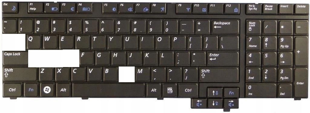 Klawiatura Samsung R730 - Niska cena na Allegro