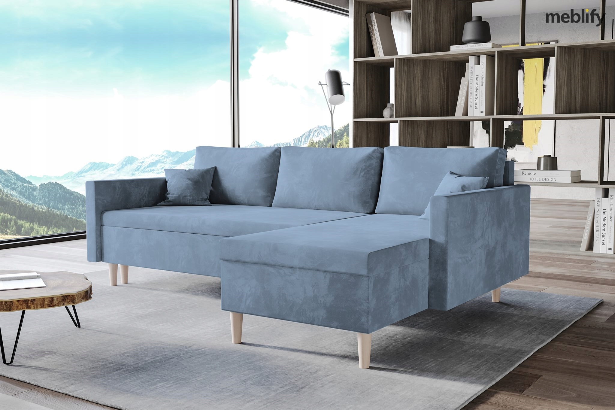 Narożnik IVAR L MO-70 funkcja spania nowoczesna modułowa nowa ...