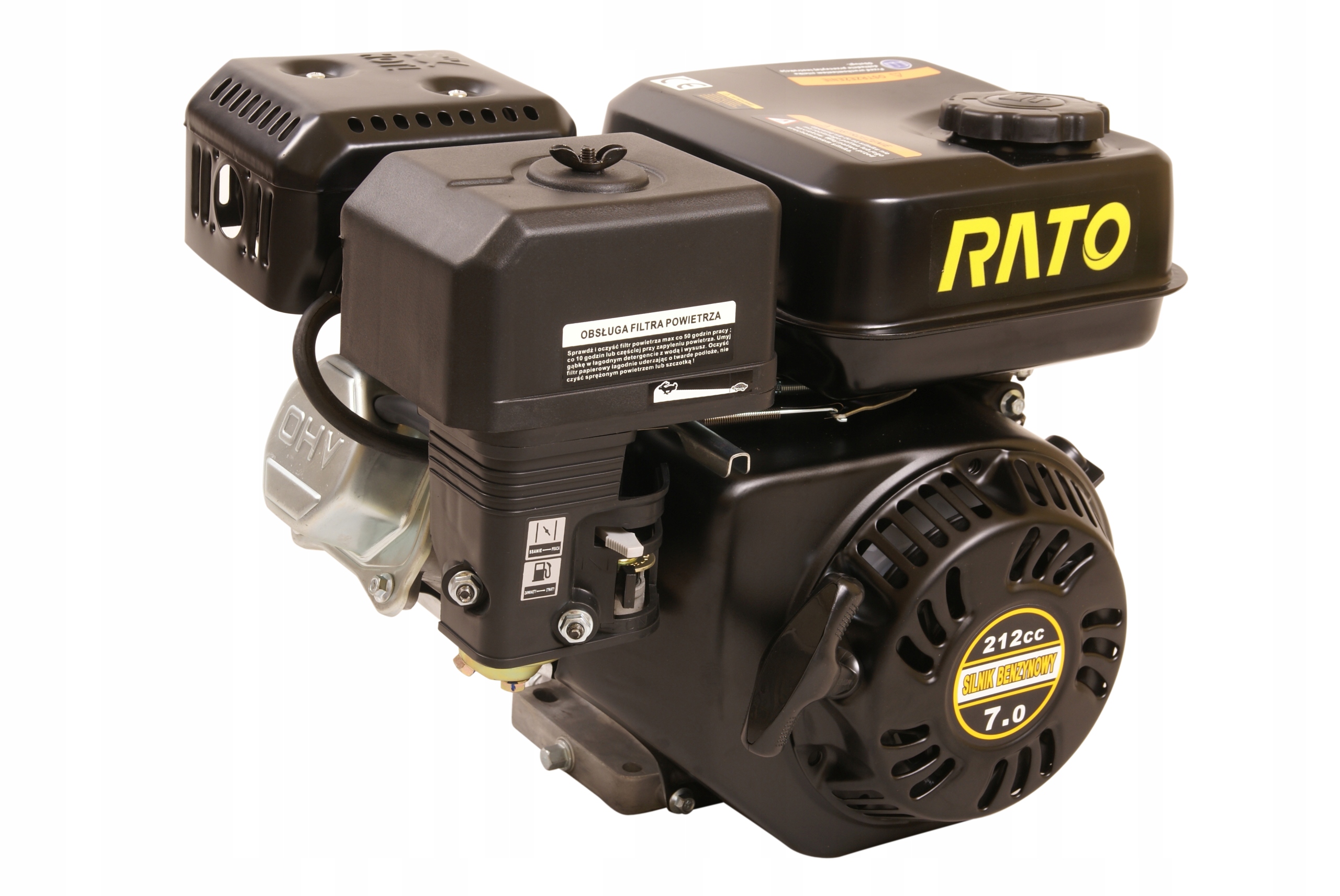 SILNIK SPALINOWY RATO R210 212 cc 5,7 KM wał 20 mm (R210 20 MM) • Cena ...