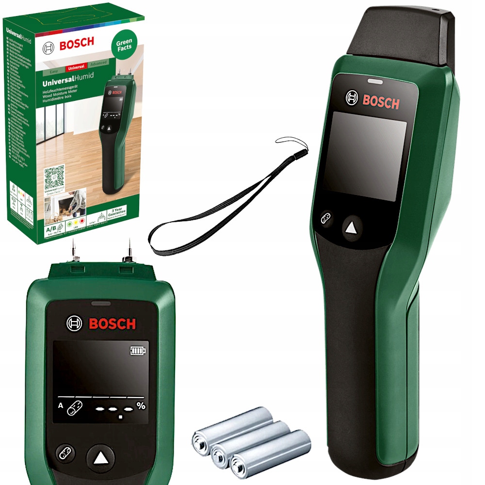 Bosch Miernik wilgotności drewna Universal Humid Wilgotnościomierz ... Bosch Miernik wilgotności drewna Universal Humid Wilgotnościomierz ...