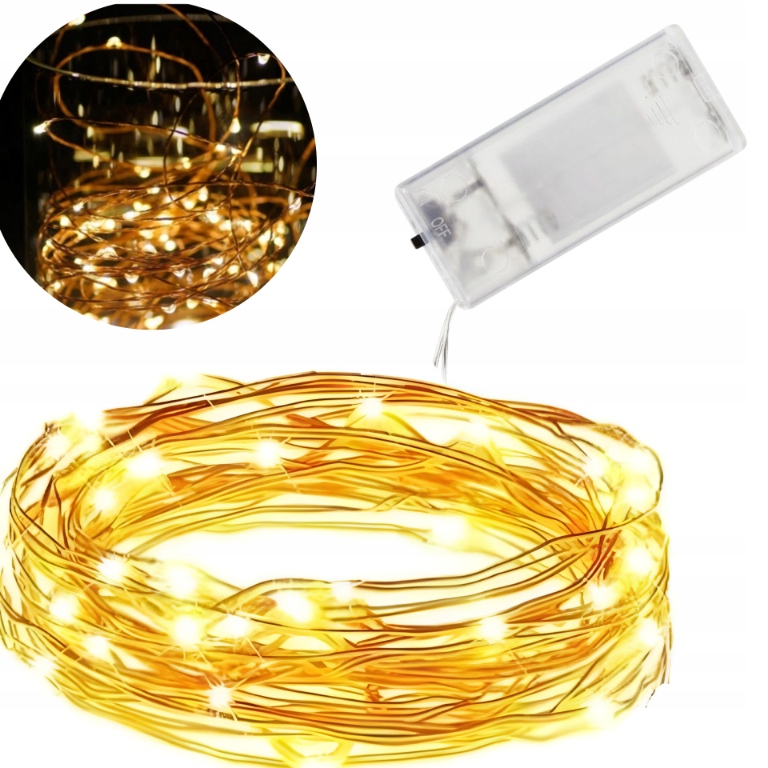 Taśma Led Biała Baterie - Niska cena na Allegro