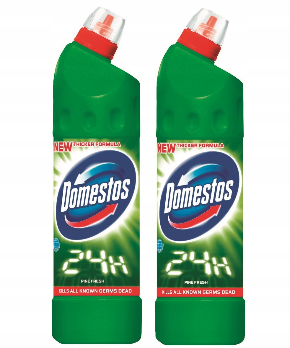 Domestos Pine Fresh WC Żel Toalety z Chlorem 750ml 13263699526 - Allegro.pl