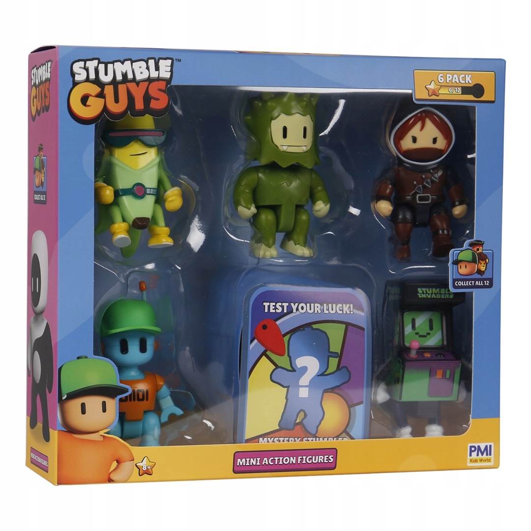 STUMBLE GUYS S2 MINI ACTION FIGURES - 6 PACK DELUXE BOX VER.A ...
