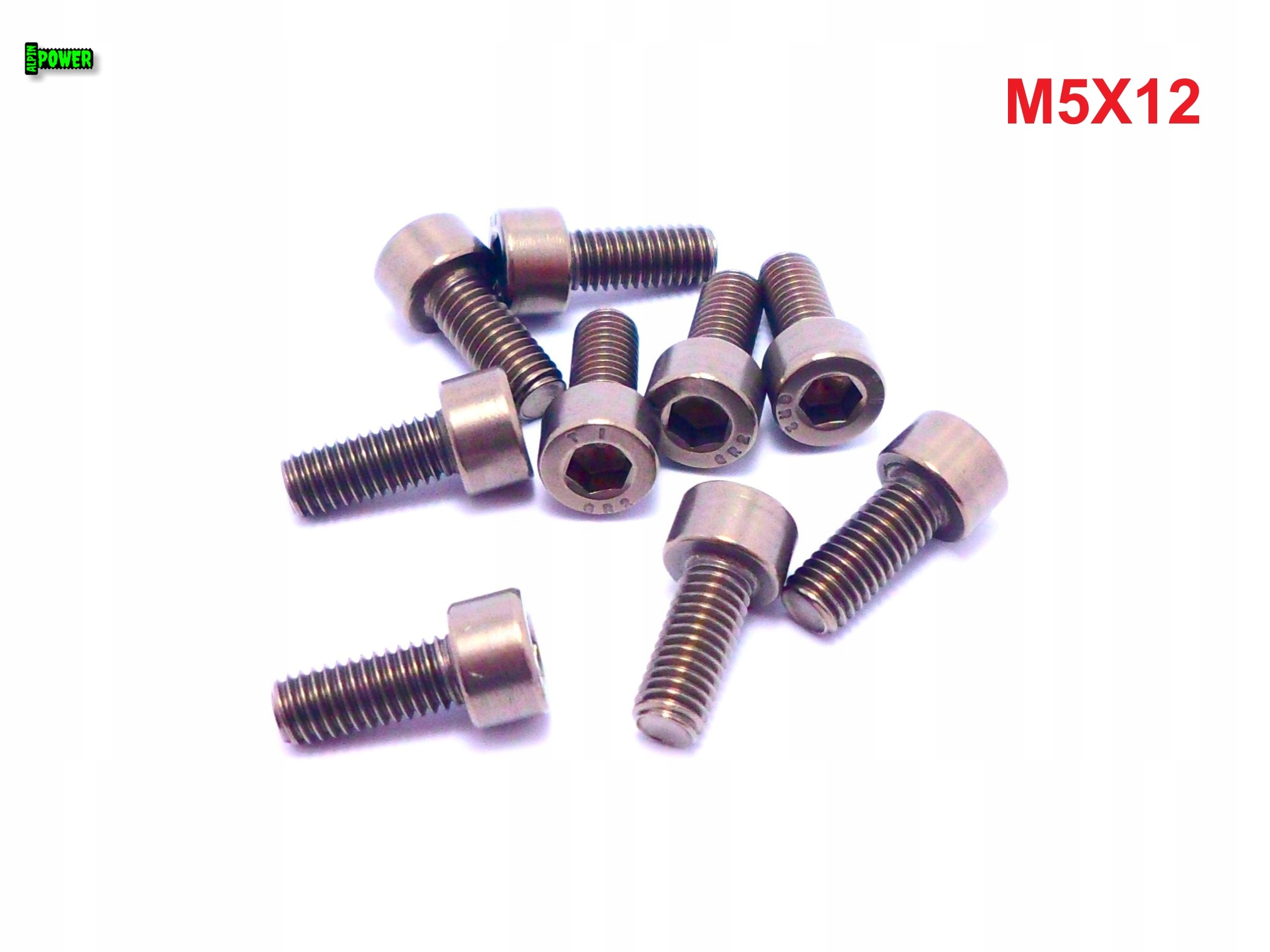 M5X12 ŚRUBA IMBUSOWA DIN 912 ISO 4762 TYTANOWA • Cena, Opinie - Allegro