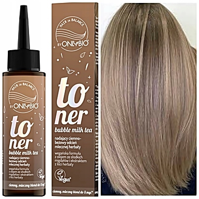 BUBBLE MILK TEA TONER ONLY BIO ONLYBIO (5906641493186) • Cena, Opinie ...