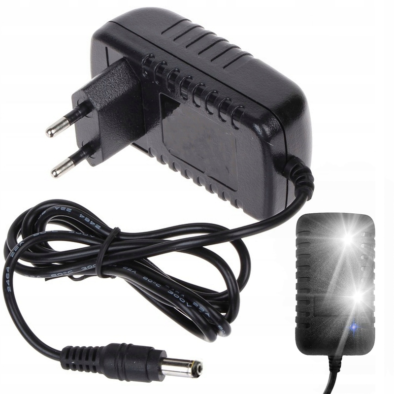 ZASILACZ 24V 2A WTYK DC 5,5 X 2,1MM WTYCZKOWY 90CM • Cena, Opinie - Allegro