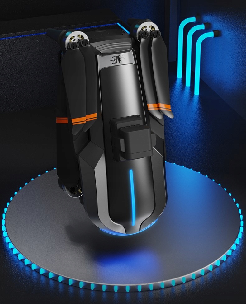 DRON AE8 EVO KAMERY 4K PAD Z EKRANEM GPS EIS OMIJANIE PRZESZKÓD 2xAKUM ...