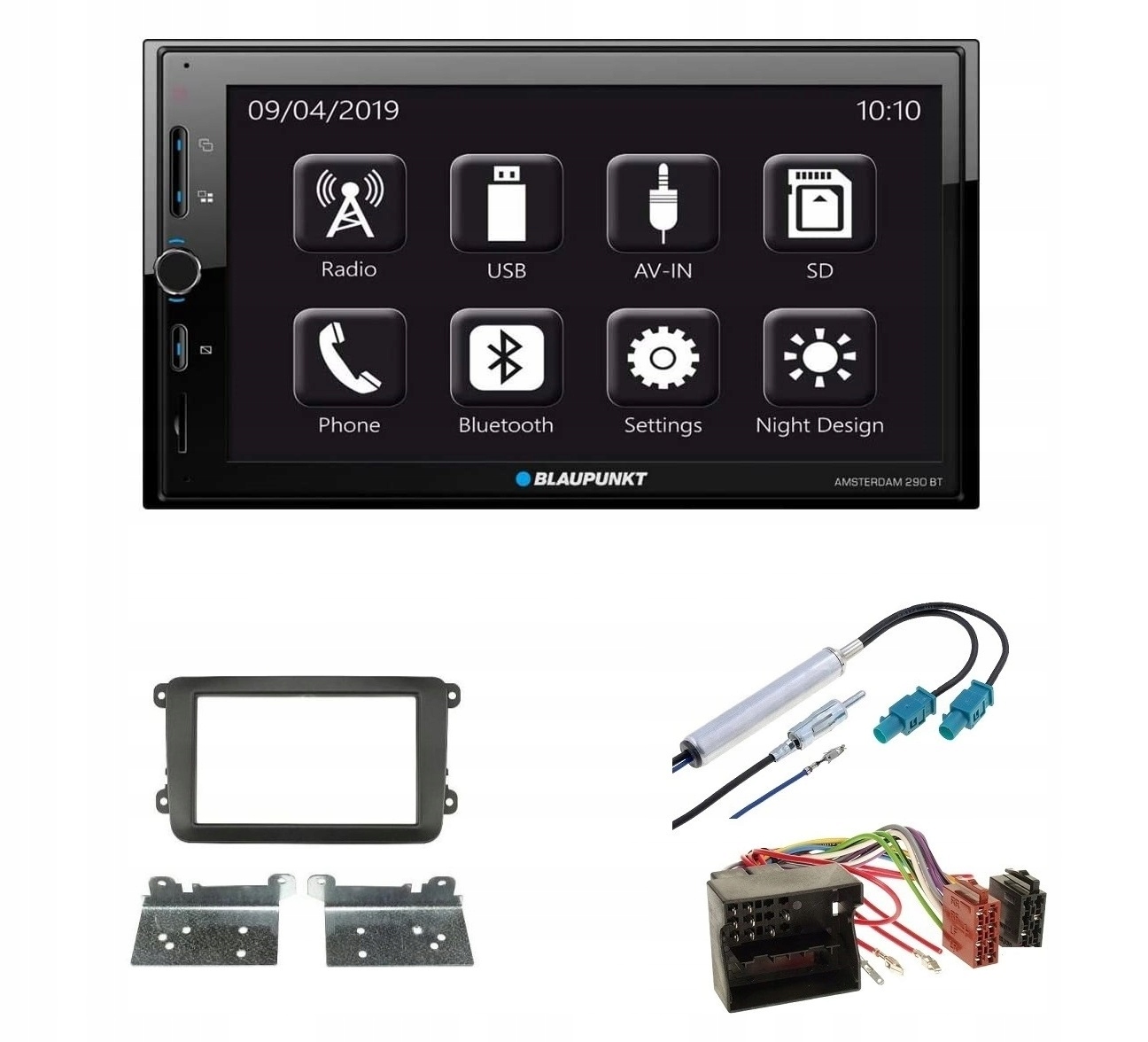 Blaupunkt Amsterdam 290BT USB Radio VW T5 Multivan - Sklep, Opinie, Cena w Allegro