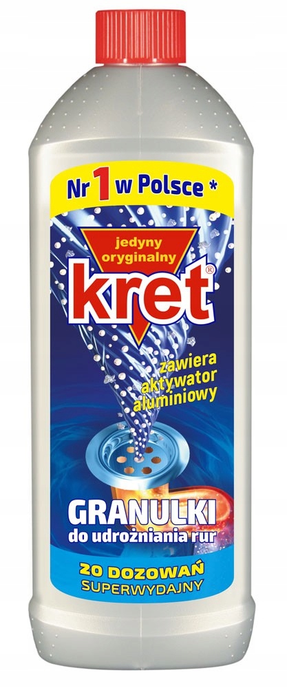 Kret do Udrażniania Rur Granulki 800g (5900931024685) • Cena, Opinie ...