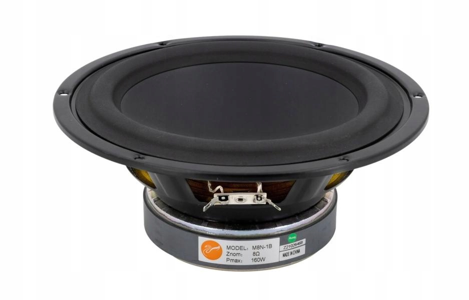 HiVi Swan M8N-1B 8″ / basový reproduktor s hliníkovo-hořčíkovou ...