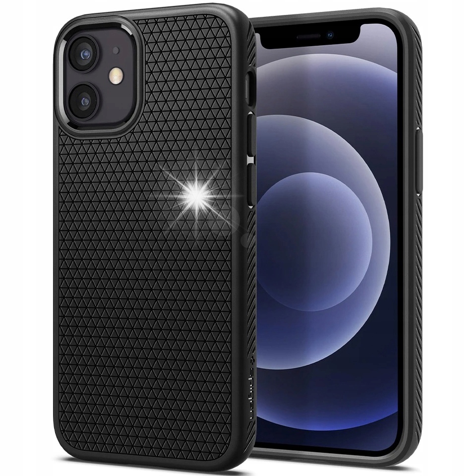 Plecki Spigen Liquid Air do iPhone 12 Mini czarne - Sklep, Opinie, Cena ...