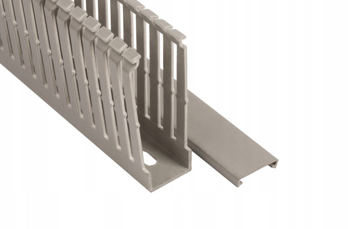 Korytko grzebieniowe Elettrocanali ECS2580 25 x 80 mm 2 m szare ...