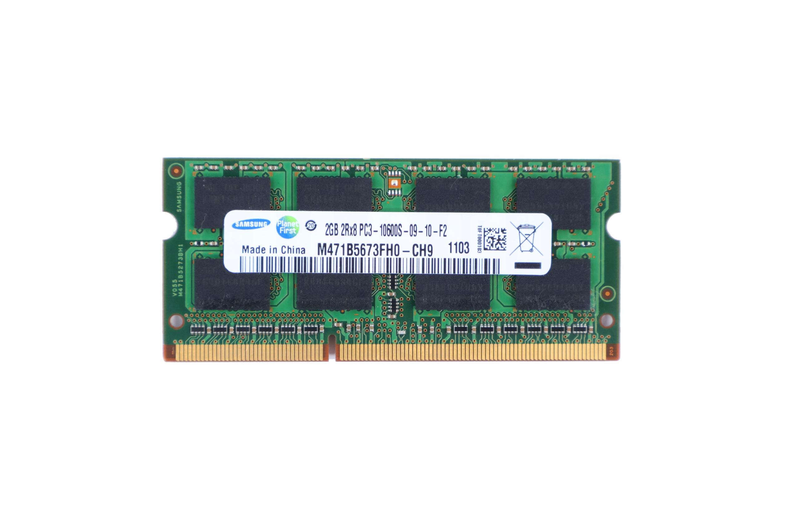 Pamięć RAM DDR3 SDIMM PC3 2GB 10600S 12800s Micron Samsung Hynix w ...