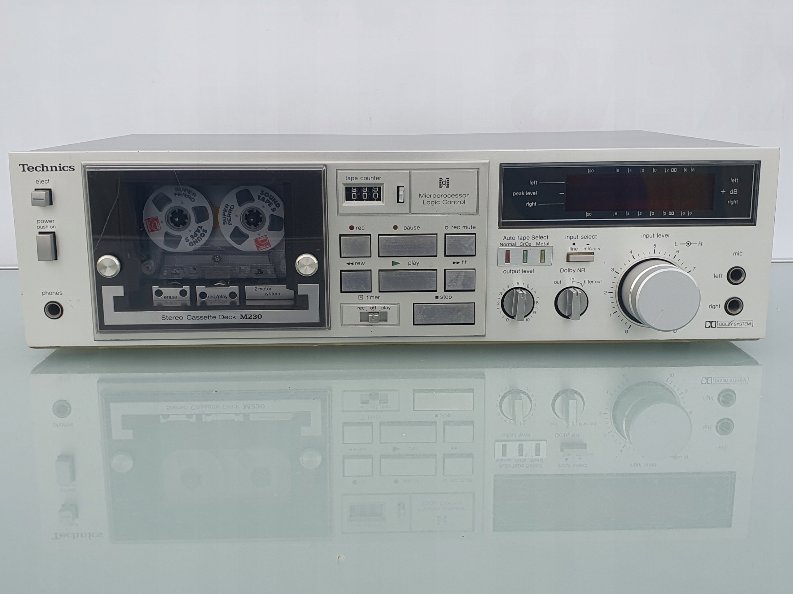 Magnetofon kasetowy Technics MAGNETOFON TECHNICS RS-M230 srebrny ...