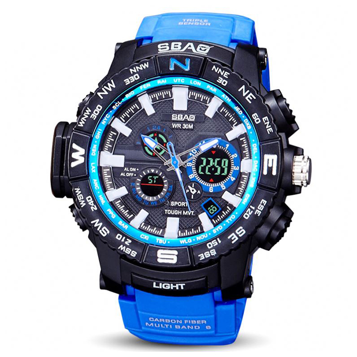 Zegarek męski SBAO elektroniczny stoper alarm zcx7 - Inna marka | Moda ...